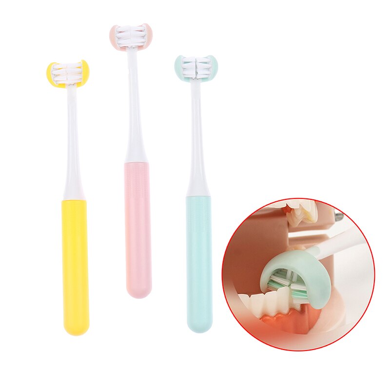 Kids Three Sided Safety Toothbrush – Csnoobs Online Store